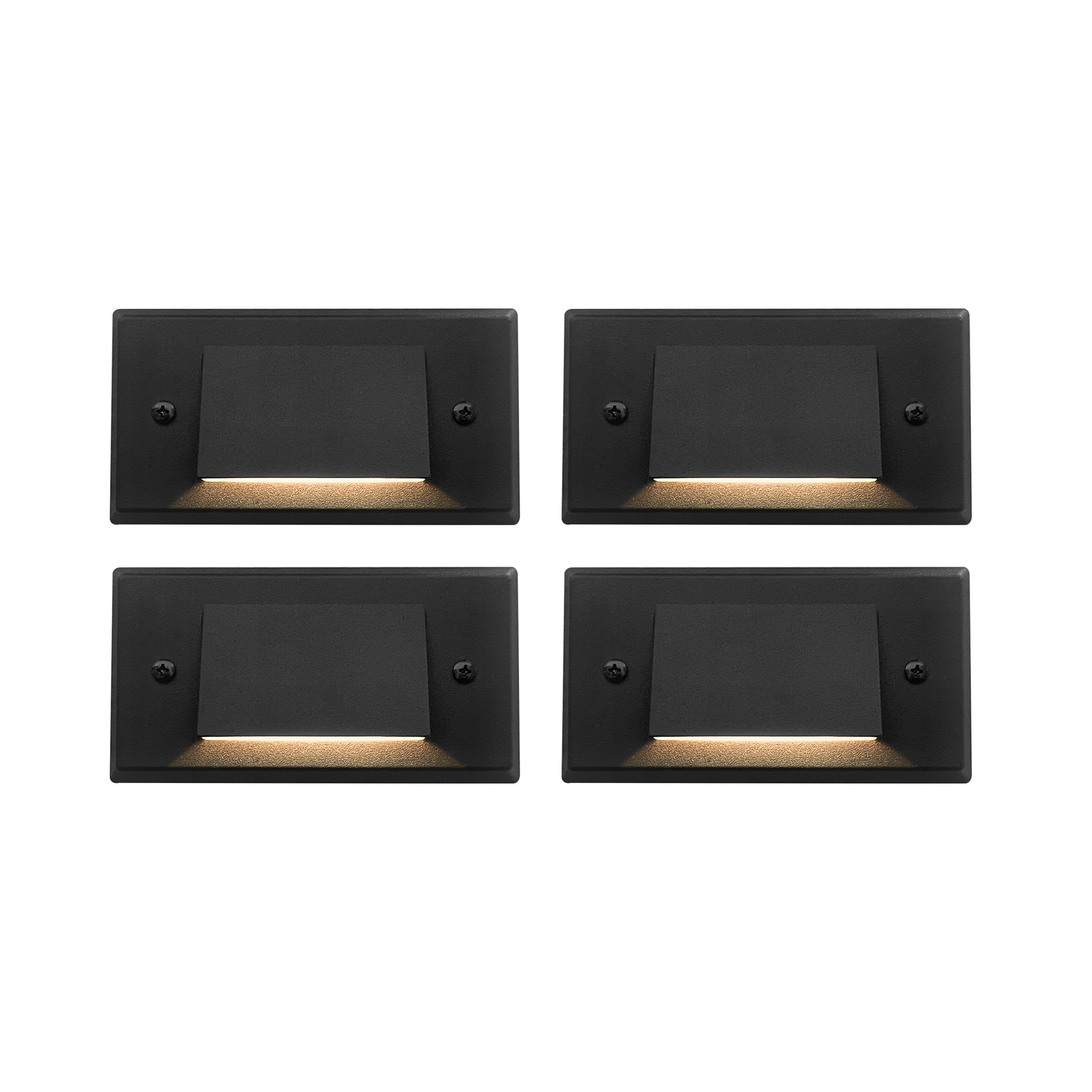 GKOplus Steel Low Voltage Integrated LED Metal Step Light Pack | Wayfair