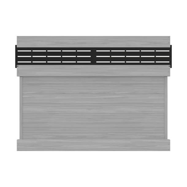 Barrette Outdoor Living Horizontal Fence Driftwood Vinyl Privacy Panel ...