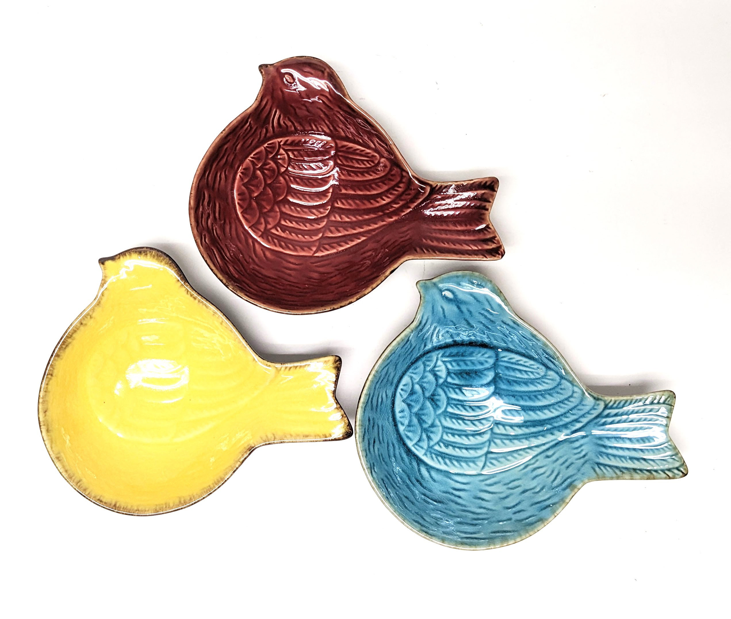 Wrought Studio™ Kayesha Ceramic Decorative Plate and Bowl 3 | Wayfair