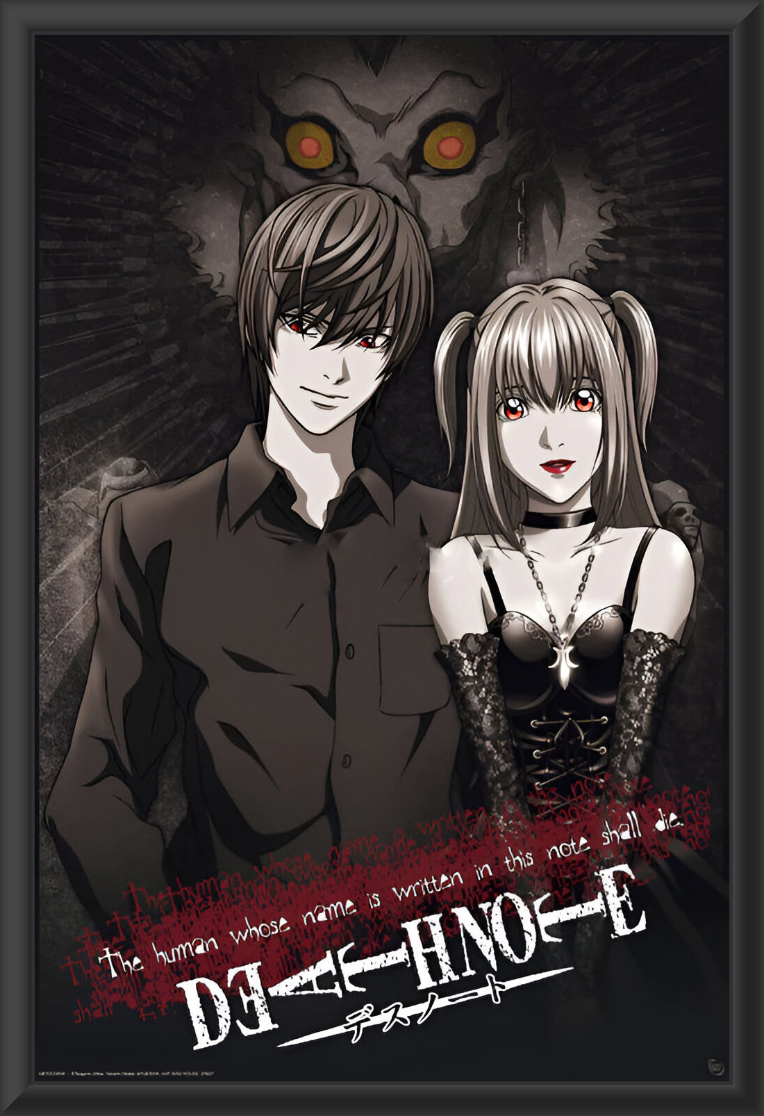 Winston Porter Death Note - Power Couple 24 x 36 Inch Sturdy Engineered ...
