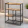 Rafaelo Mobilia 82" Wood Standard Baker's Rack with Microwave ...