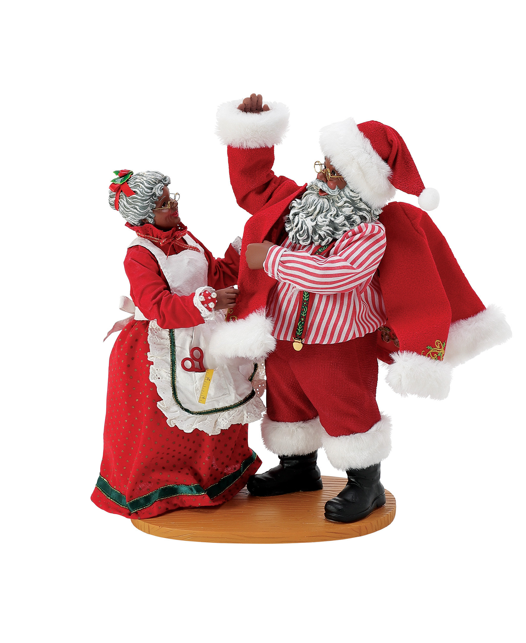 Possible Dreams Christmas Traditions Mrs. Claus Making Santa's New Suit ...