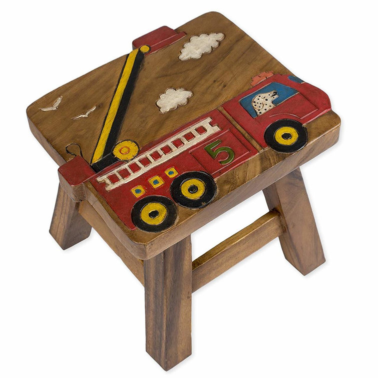 Mason & Marbles Roslindale Brown Step Stool | Wayfair