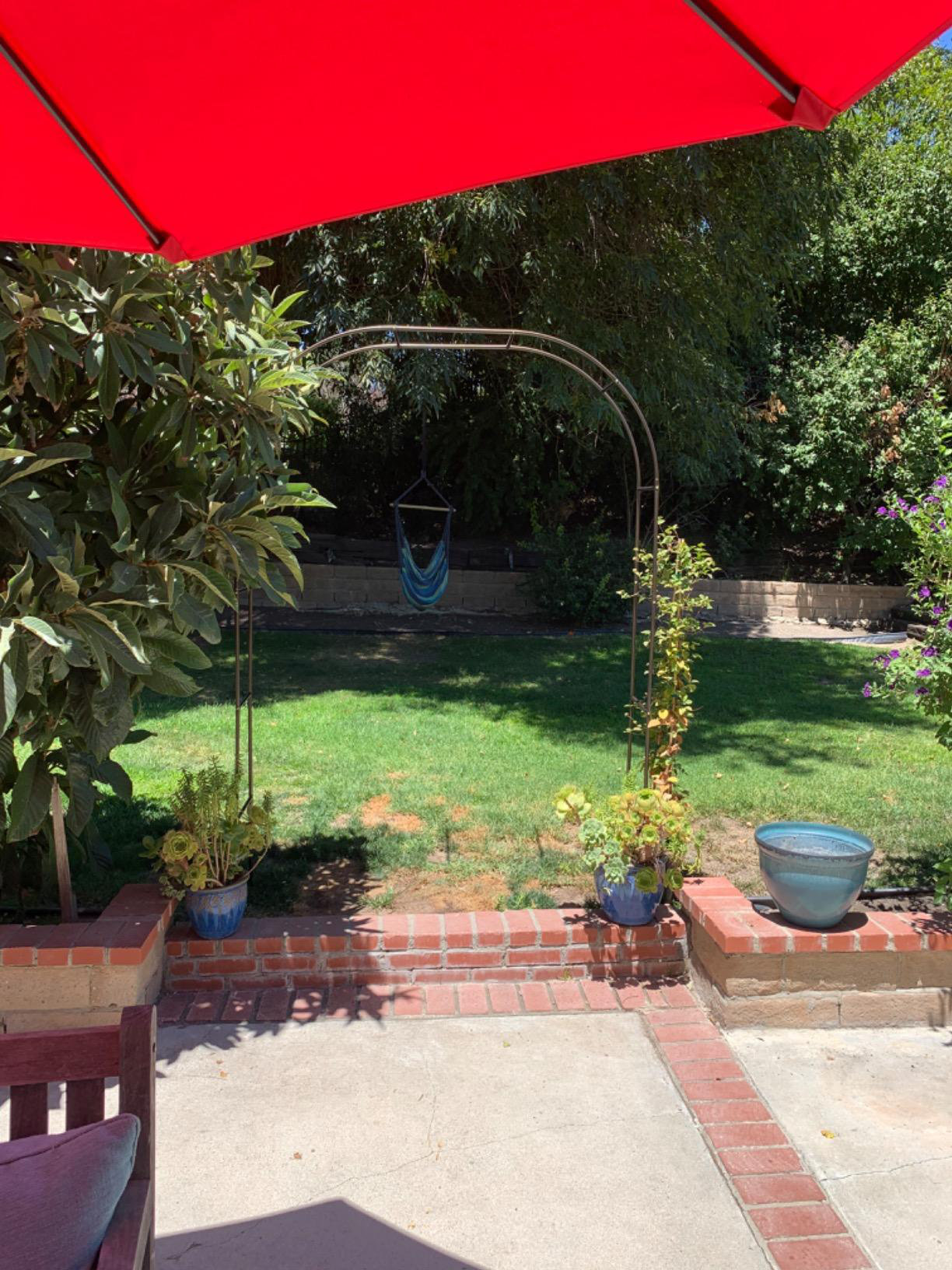 KANDENT Metal Garden Arch, 87in High 66in Wide Sturdy Metal Arbour with ...