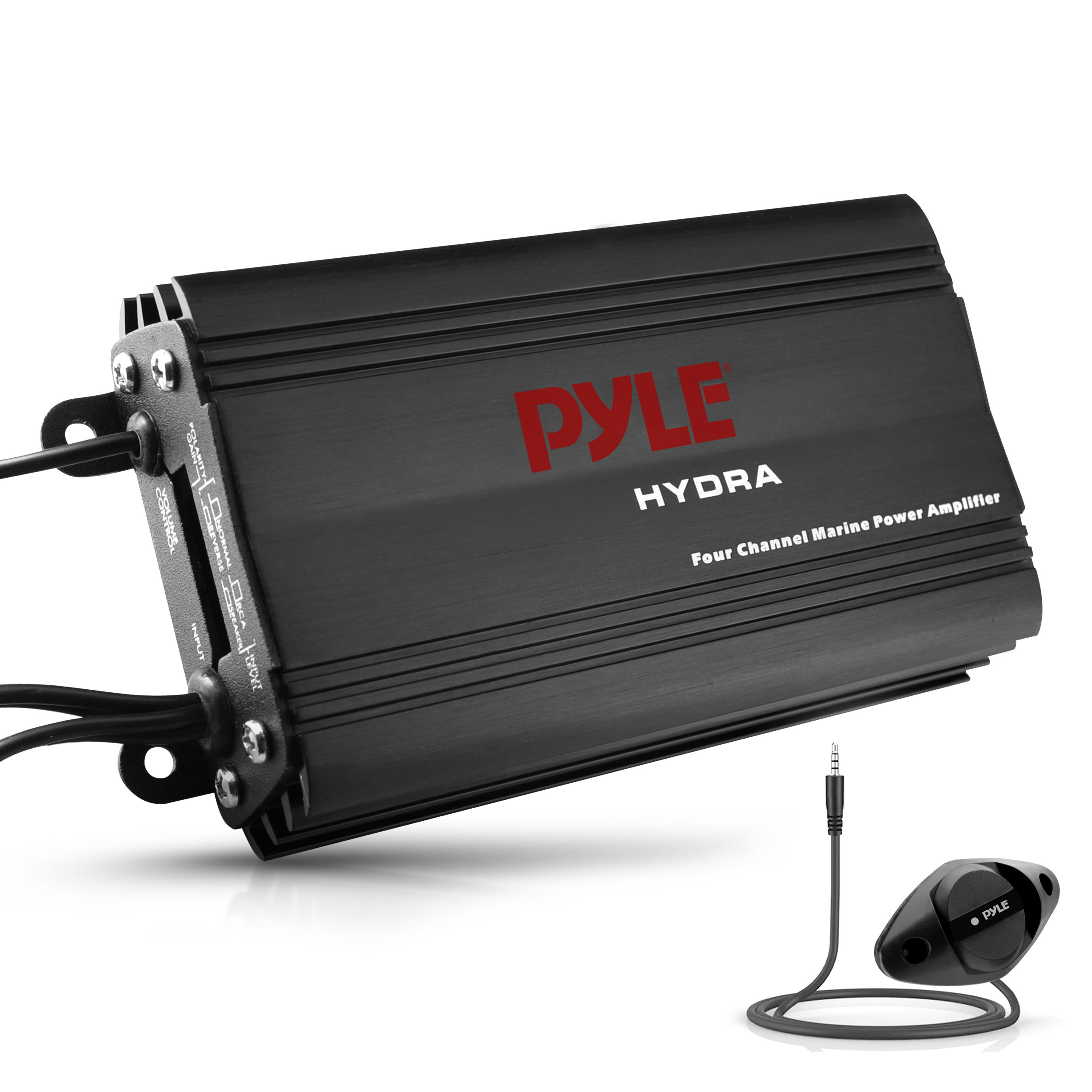 Pyle Hydra Marine Amplifier - Upgraded Elite Series 800 Watt 4 Channel ...