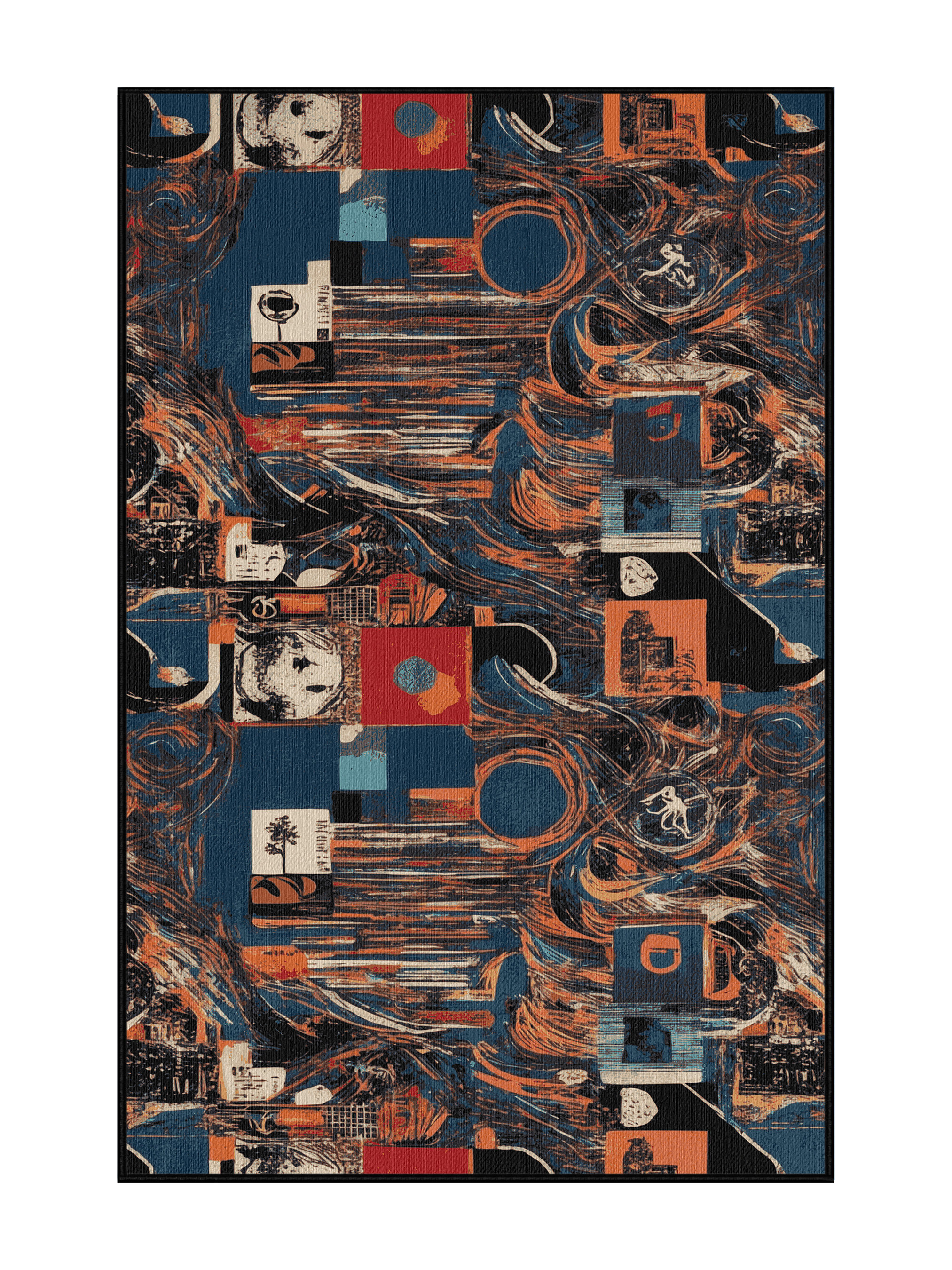 Corrigan Studio® Washable Album Cover Art Music Area Rug | Wayfair