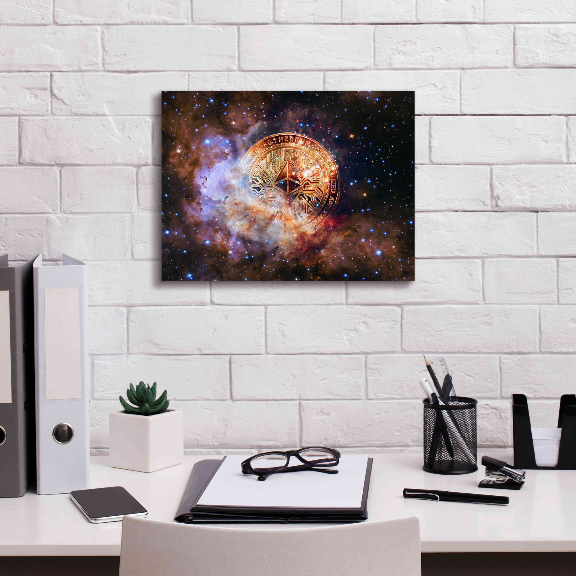 Latitude Run® 'Ethereum Nebula' By Epic Portfolio, Giclee Canvas Wall ...