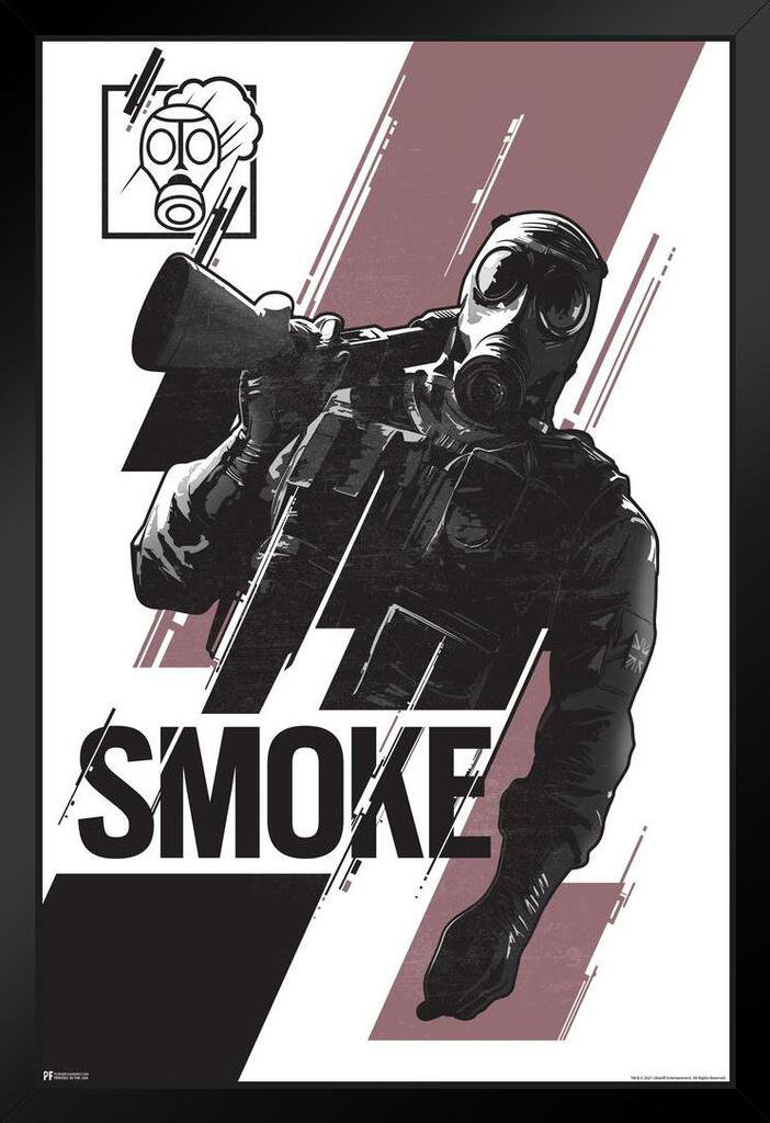 Poster Foundry " Rainbow Six Siege Merchandise Smoke Character Video ...