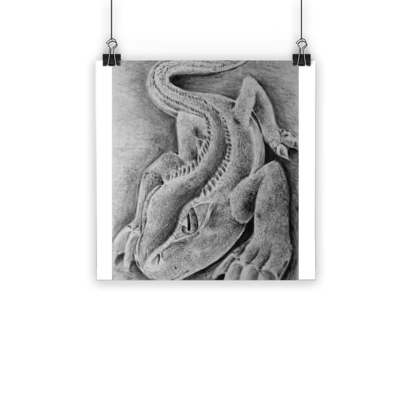 Marick Booster Lizzy The Lizard Classic Poster | Wayfair