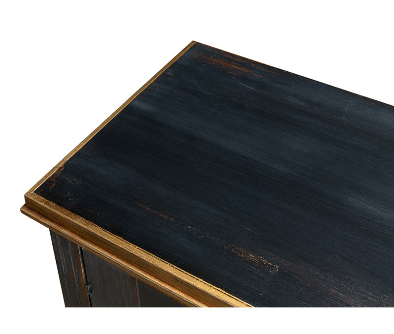 Sarreid Ltd Louis Xvi Buffet, Powder Black W/Gold & Reviews | Perigold