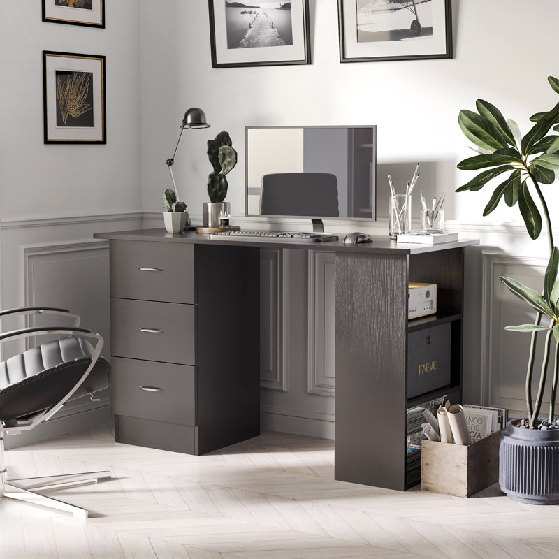 Latitude Run® Alexandrine Rectangular Computer desk & Reviews | Wayfair