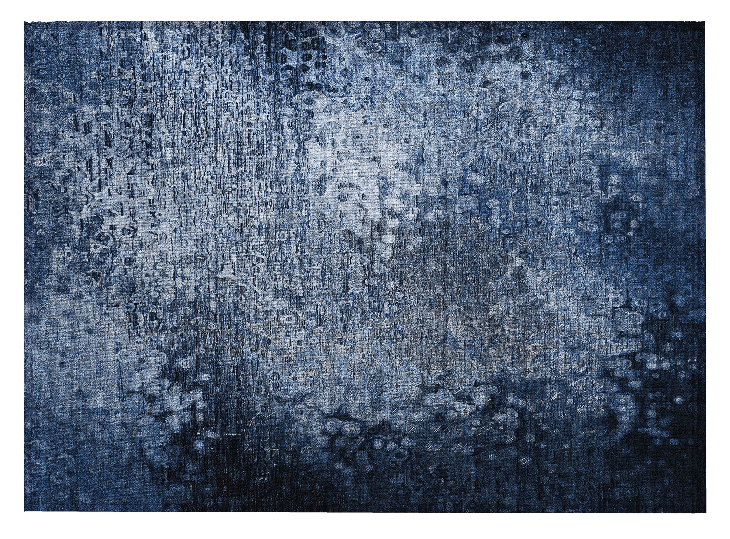 HomeRoots 2' X 3' Blue Washable Non Skid Indoor Outdoor Area Rug | Wayfair