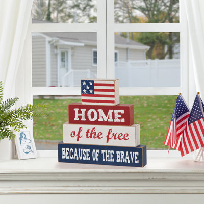 The Holiday Aisle® Wooden Word Sign Table Décor | Wayfair