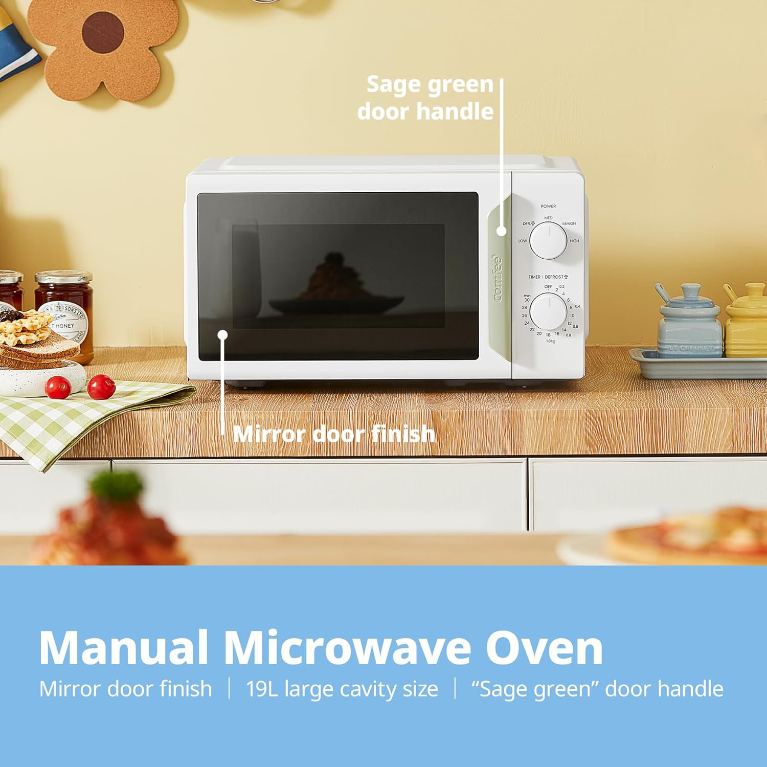 Living And Home 43.4cm 19m³ L Countertop Microwave | Wayfair.co.uk