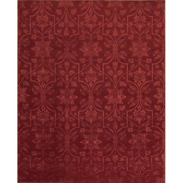 Samad Rugs Modern Tibet Damask Area Rug in Sage | Perigold