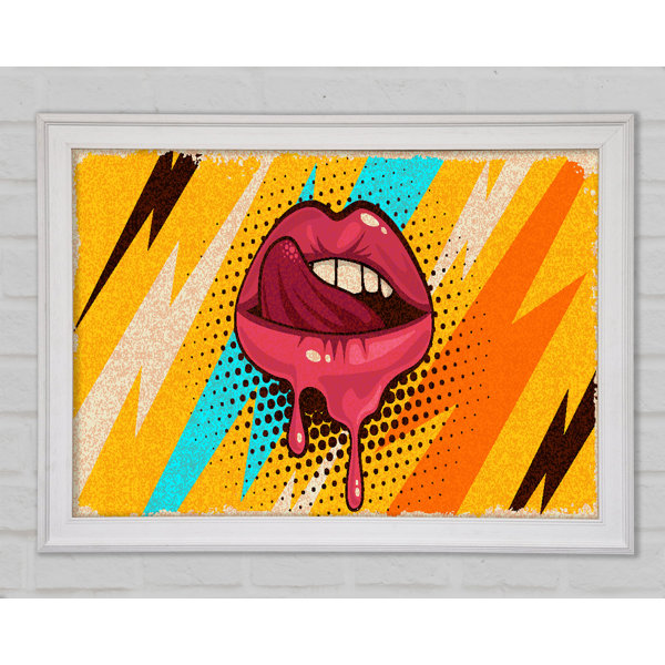 Happy Larry Lips Of Lightning - Single Picture Frame Art Prints ...