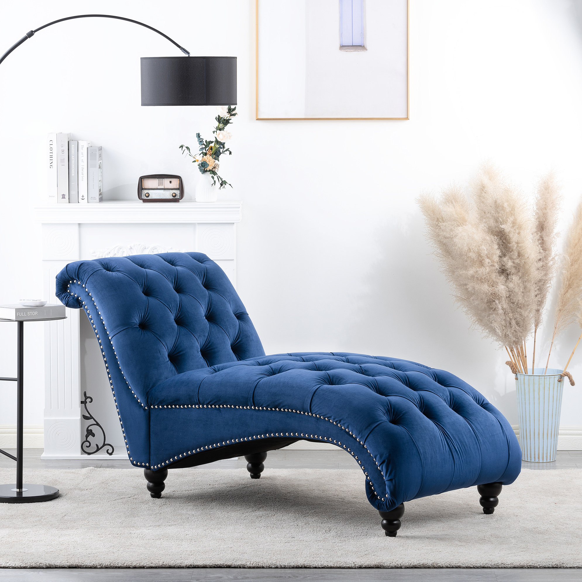 Hokku Designs Comfortable Chaise With Deep Seat And Enhanced Aesthetic ...