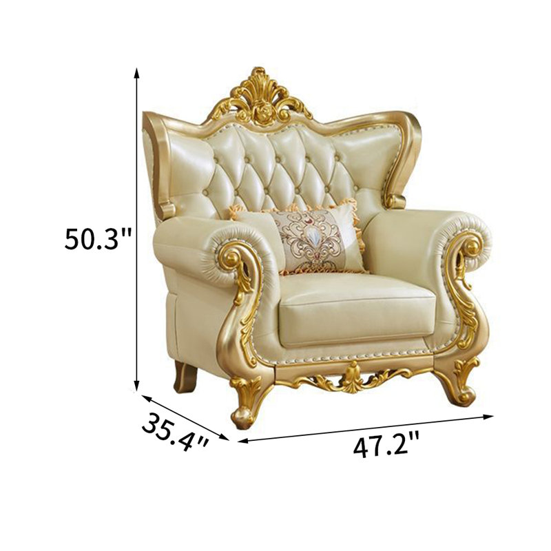 Romero European Style Sofa Solid Wood Sofa | Wayfair