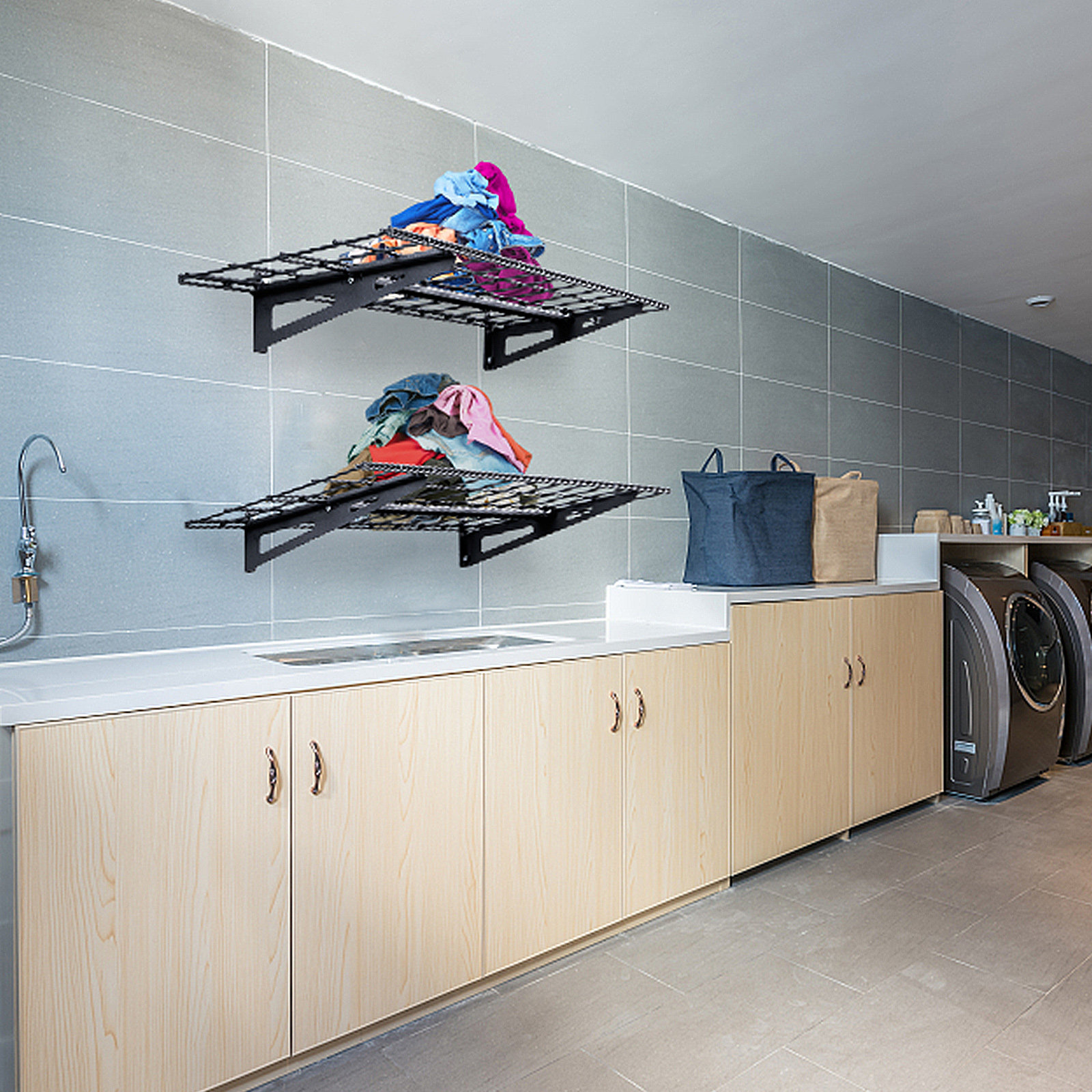 WFX Utility™ Garage Storage Shelving, 2 Pack, 4 x 1 ft Heavy Duty ...