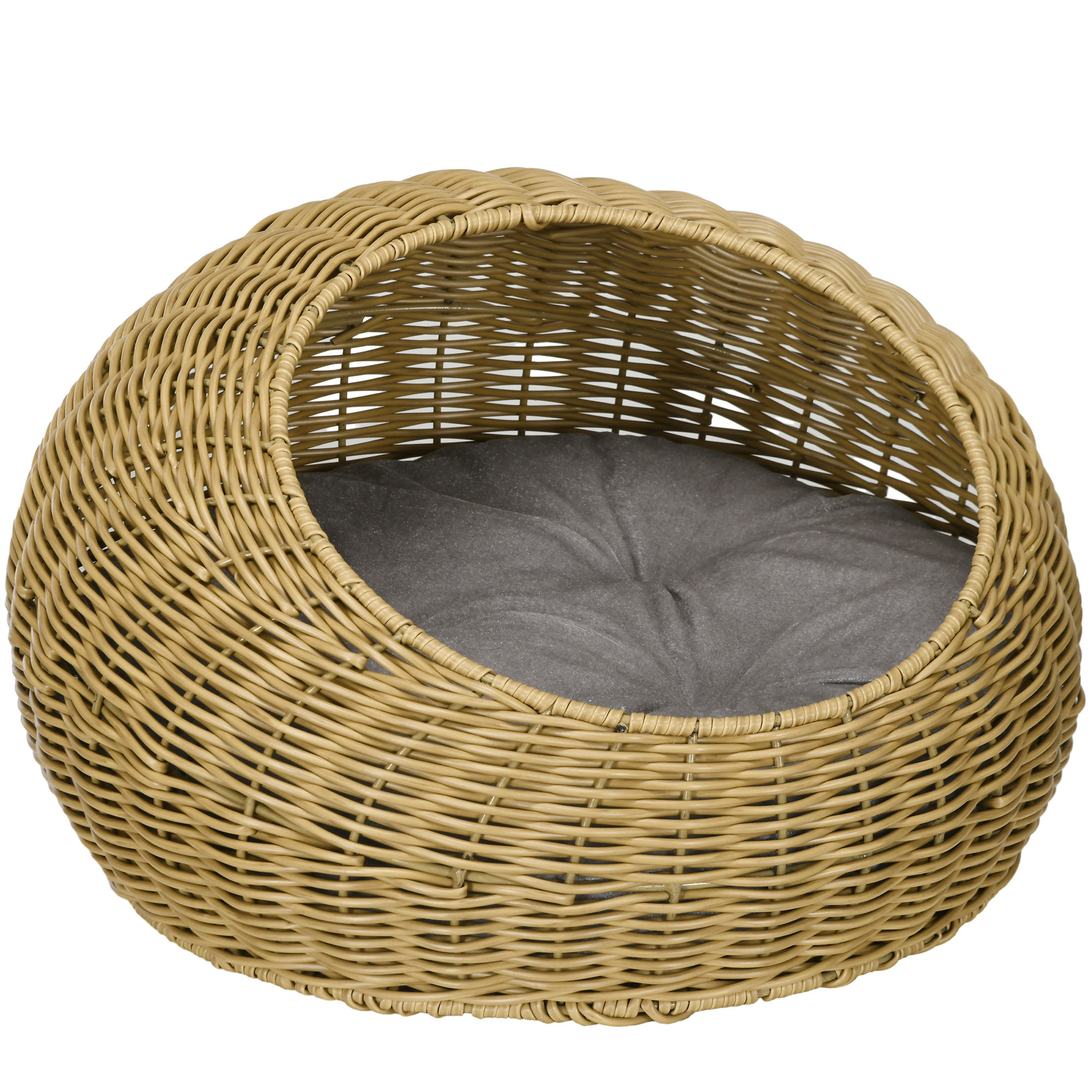 Archie & Oscar™ Rattan Cat Bed with Washable Cushion for Cats, Puppies ...