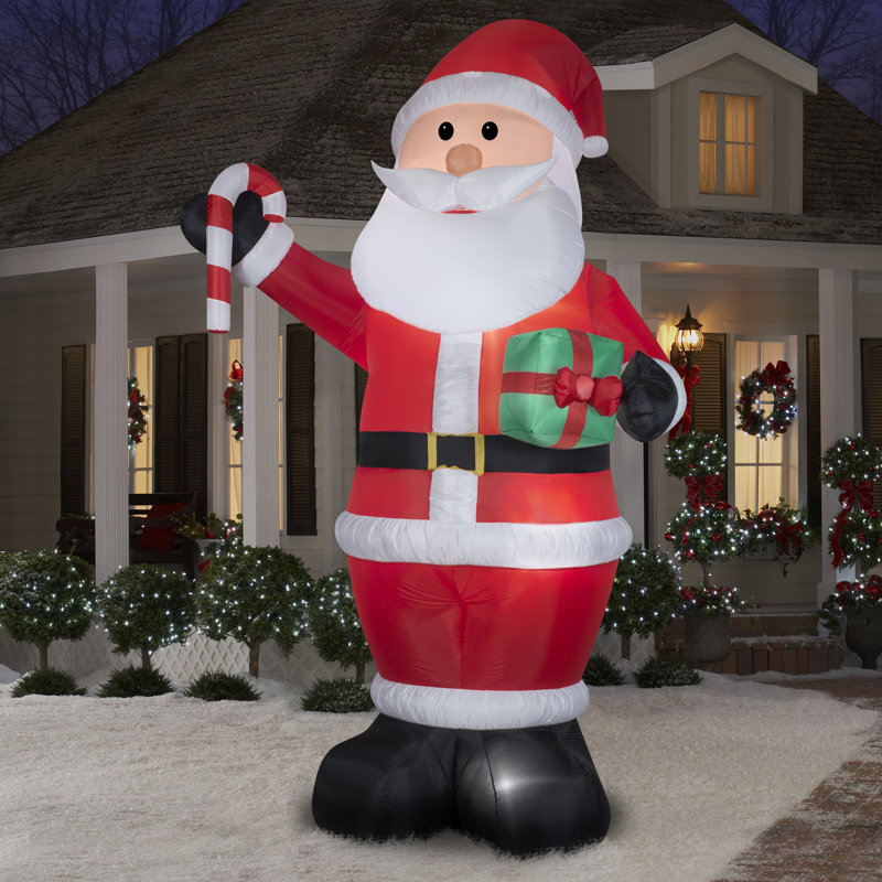 Gemmy Industries 12 Ft. Inflatable Santa & Reviews | Wayfair