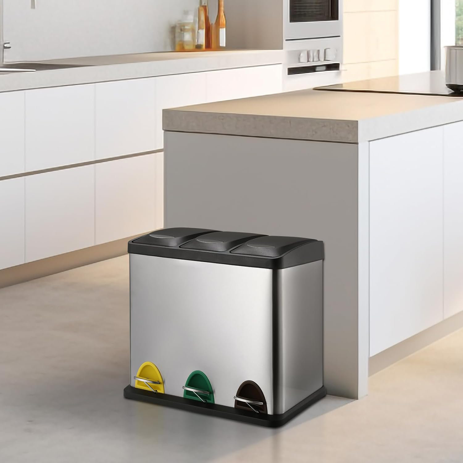 Latitude Run Aydon Steel Step On Rubbish Bin - 24L | Wayfair.co.uk