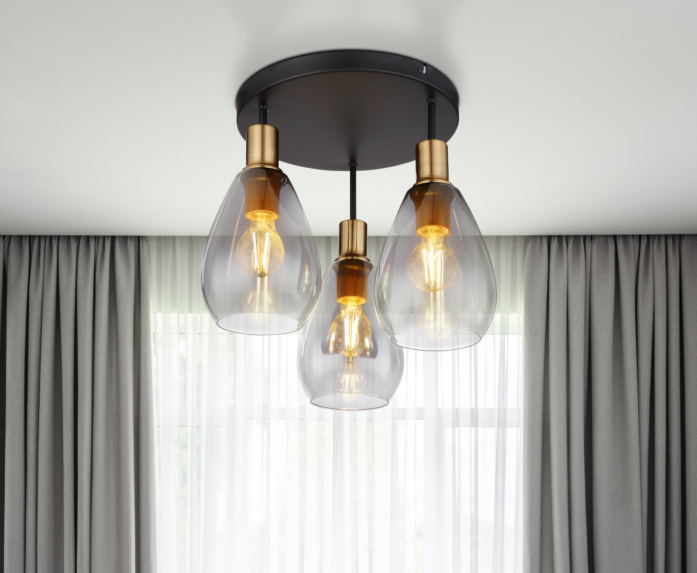 Fairmont Park Stansel Glass Ceiling Spotlight | Wayfair.co.uk