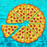 MoNiBloom Giant Inflatable Pizza Slice Pool Float Raft Swimming Pool ...