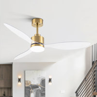 Angled Ceiling Fans You'll Love | Wayfair