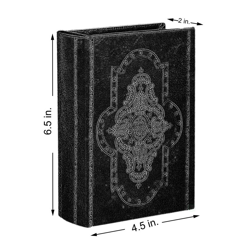 Astoria Grand Childersburg Leather Book Box & Reviews | Wayfair