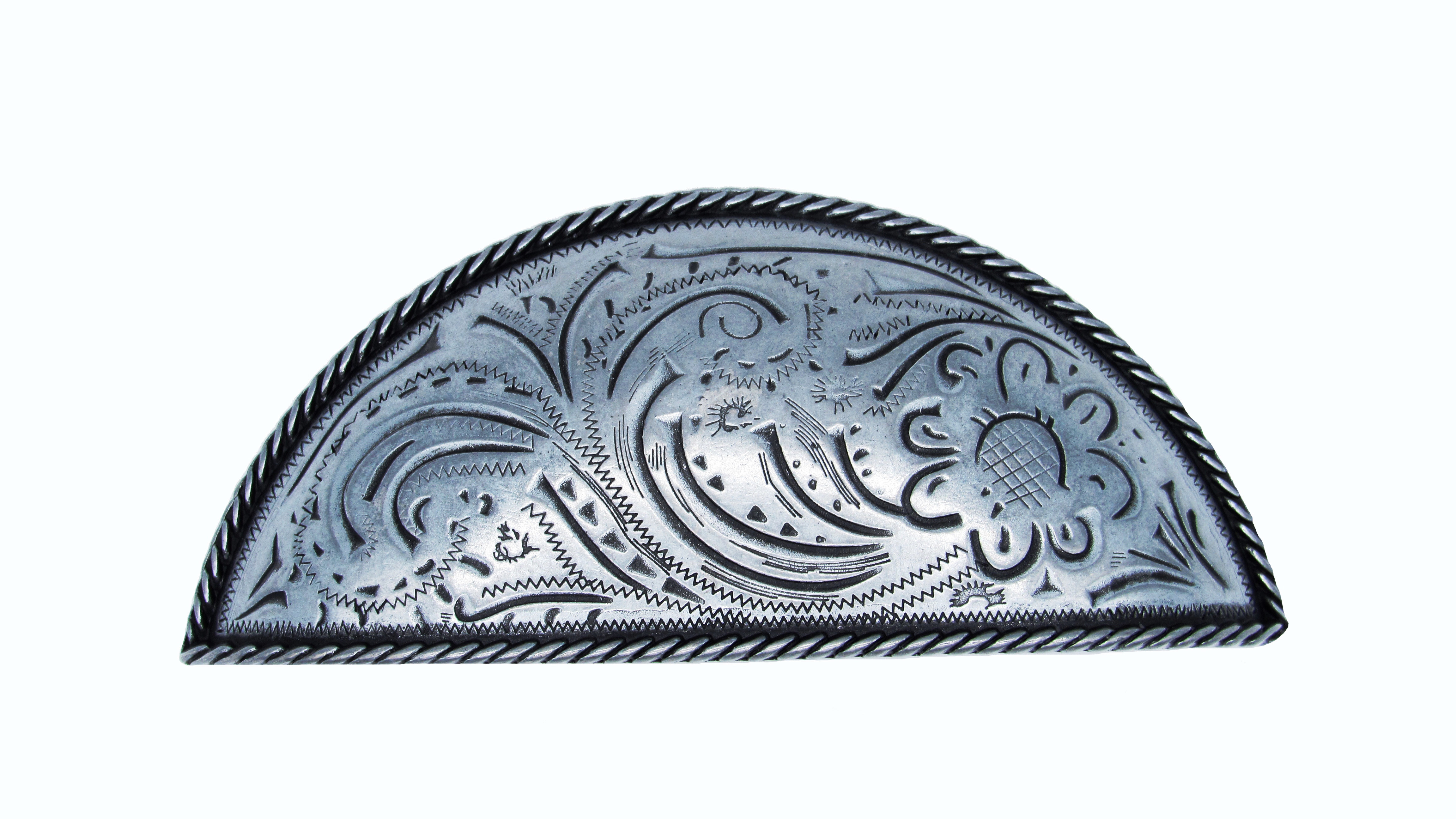 Buck Snort Lodge Engraved Flower 3'' Centre to Centre Cup/Bin Pull ...