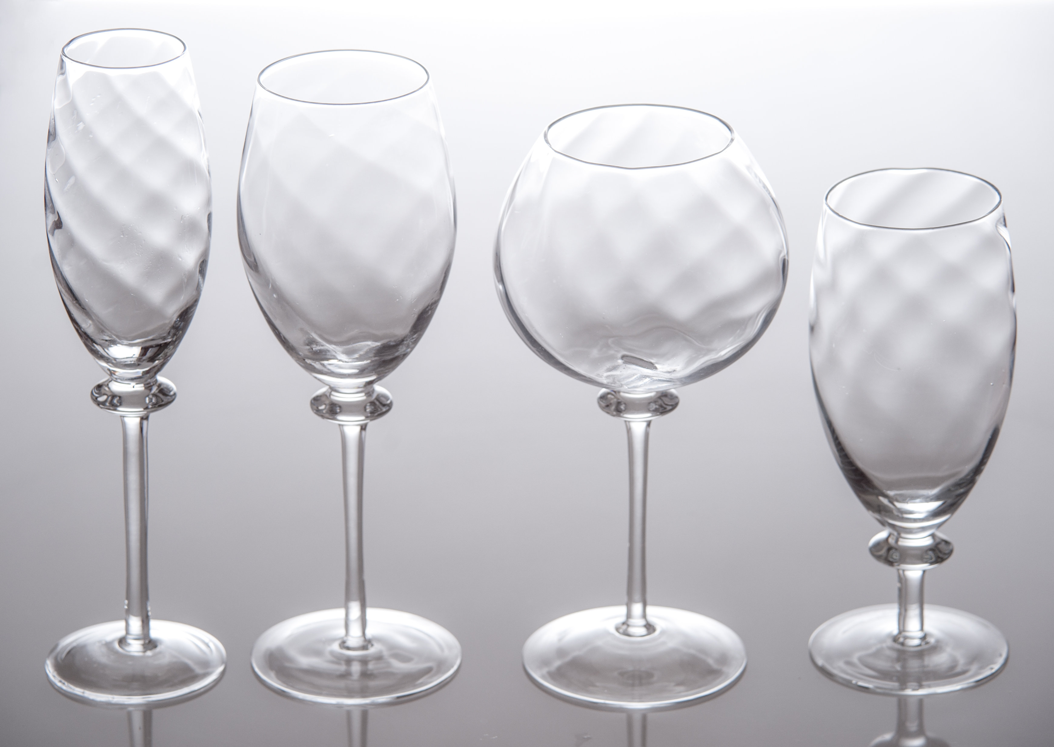 Abigails Romanza 4 Piece Glass Assorted Glassware Set | Wayfair