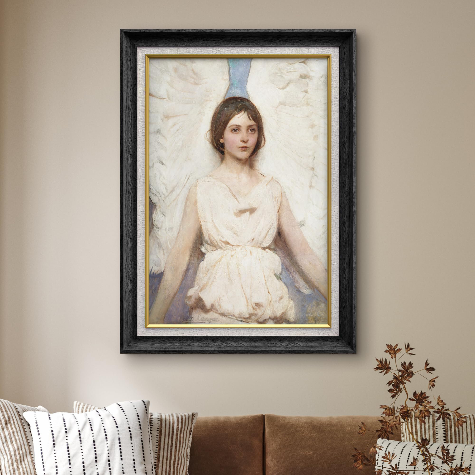 SIGNLEADER Heavenly Angel - Picture Frame Painting on Canvas | Wayfair