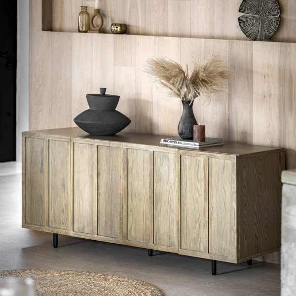 Union Rustic Sideboard Benu aus Massivholz 166,4 cm | Wayfair.de