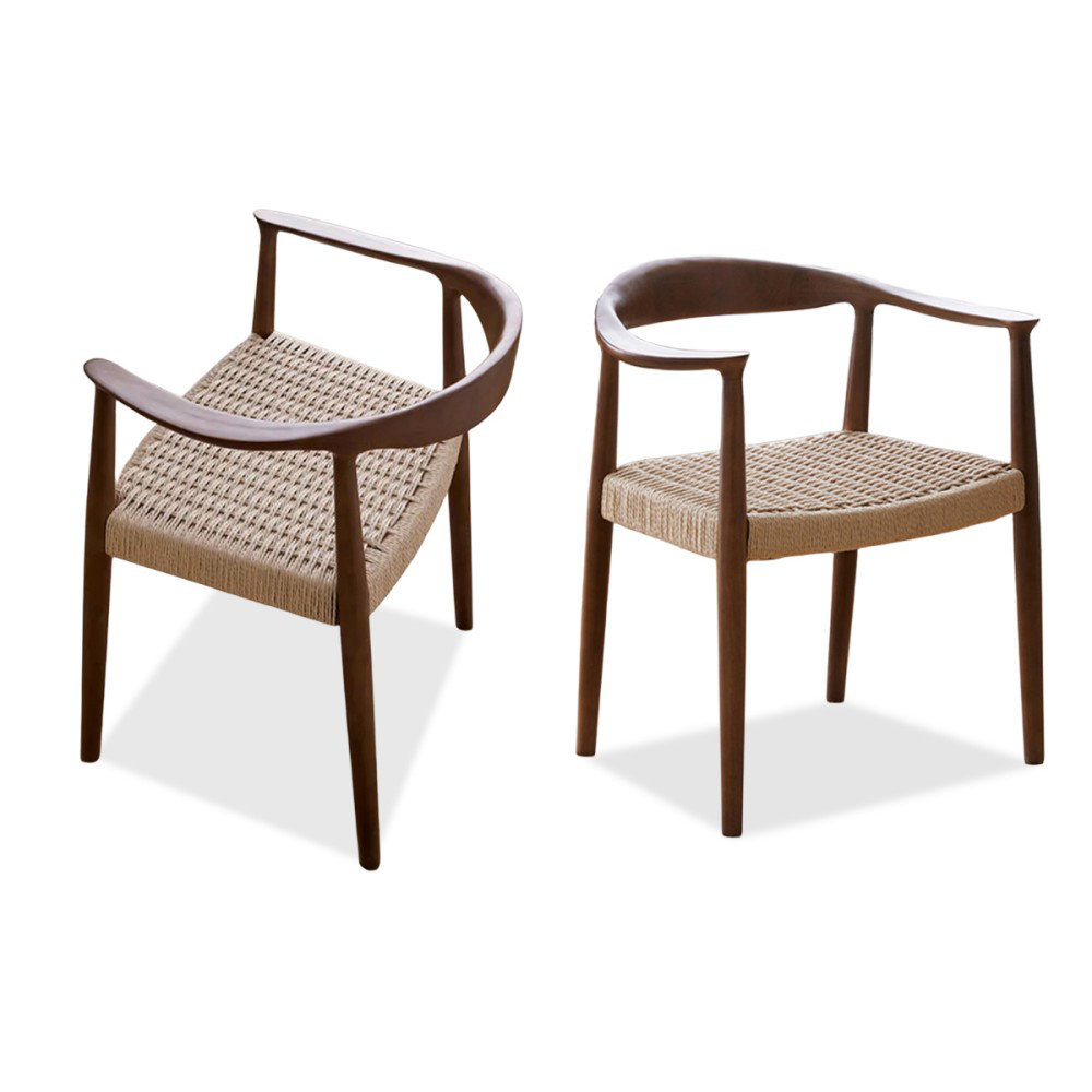 Mass Furni Solid back side Chair(Set of 2) | Wayfair