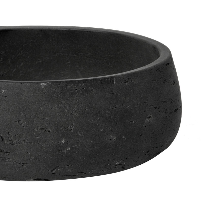 Ebern Designs Round Textured Fiberstone Pot - Wayfair Canada