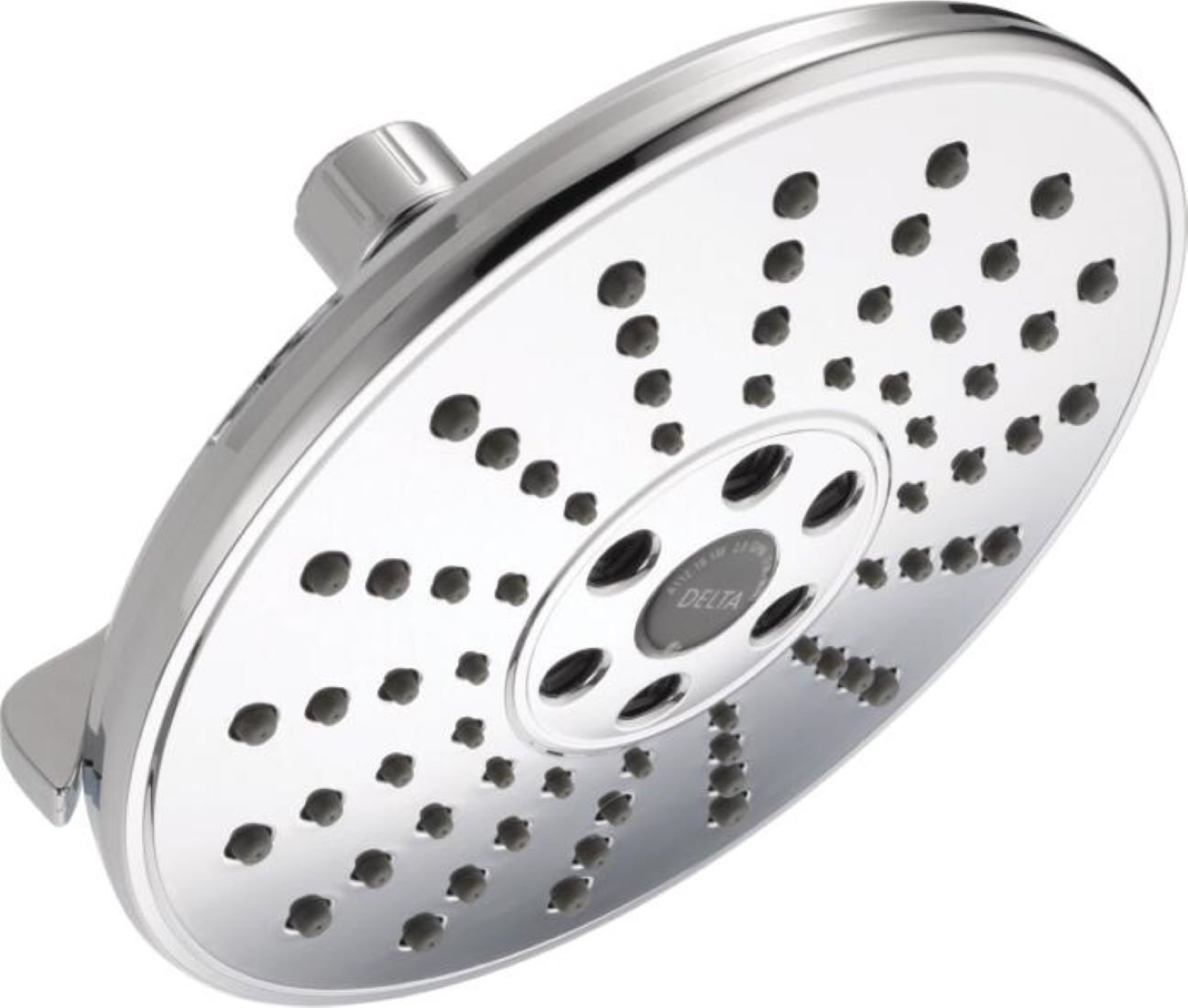Delta Rain Adjustable Shower Head with H2Okinetic Technology & Reviews ...