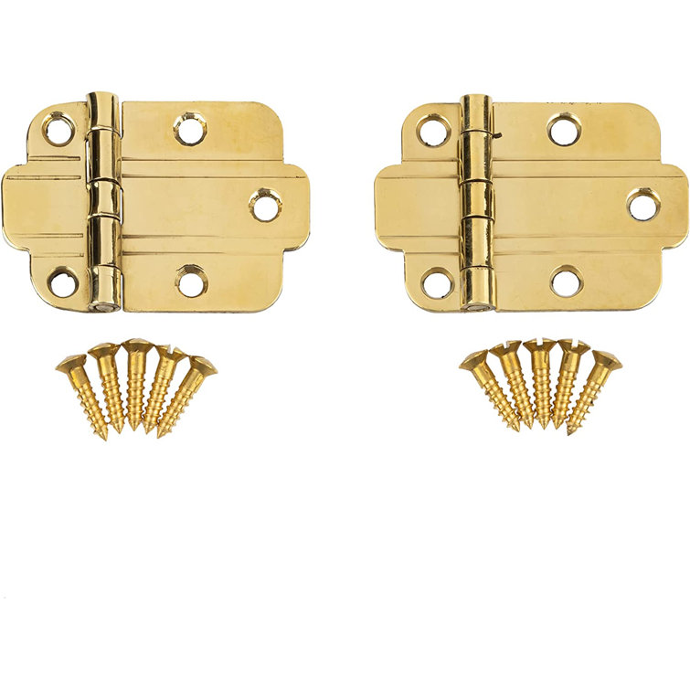 UNIQANTIQ HARDWARE SUPPLY Art Deco Flush Mount Cabinet Door Hinge | Wayfair
