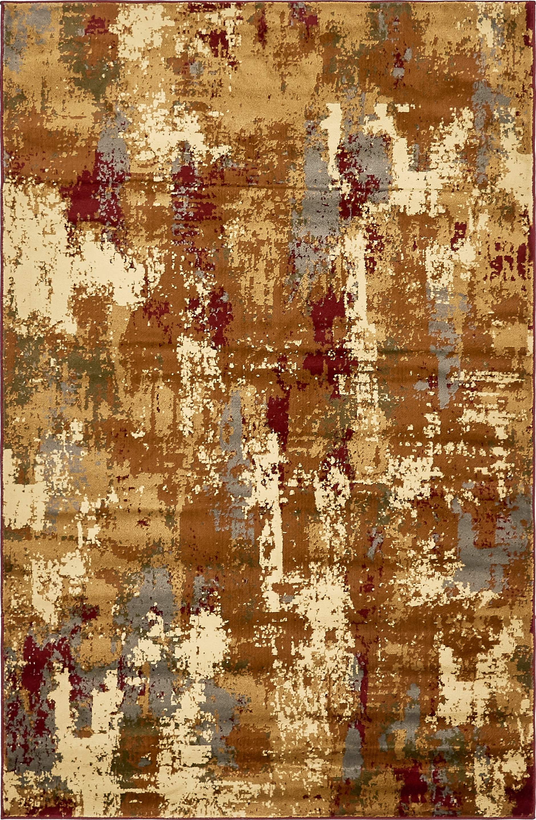 17 Stories Abstract Beige Area Rug & Reviews | Wayfair