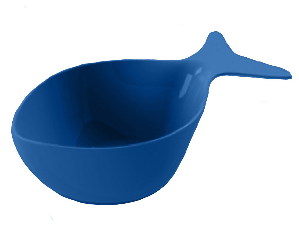 Ebern Designs Mcaleer 40 oz. Melamine Nautical Figural Fish Serving ...