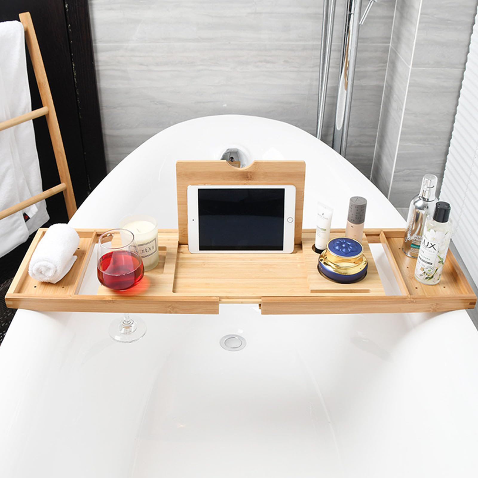 Bath Tray For Tub With No Ledge