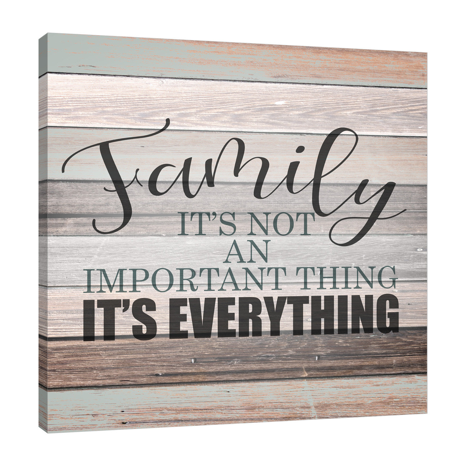 Jaxson Rea "Everything Family" Gallery Wrapped Canvas By Kimberly Allen ...