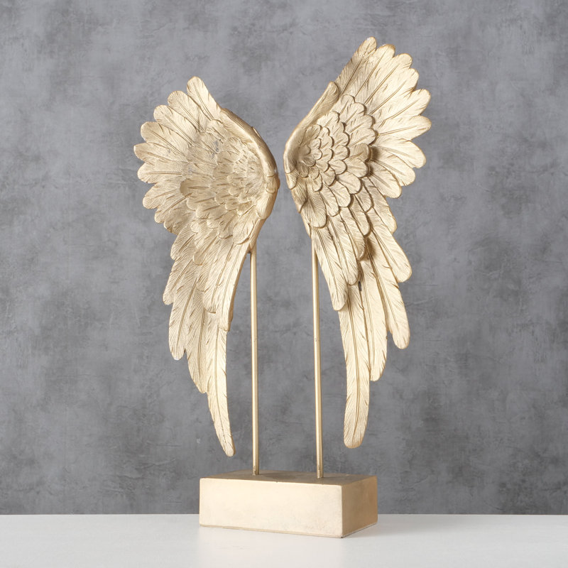 Rosdorf Park Alwin Angel Wings Table Top Sculpture & Reviews | Wayfair
