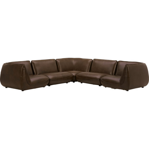 Modern Leather Sectional Sofas | AllModern