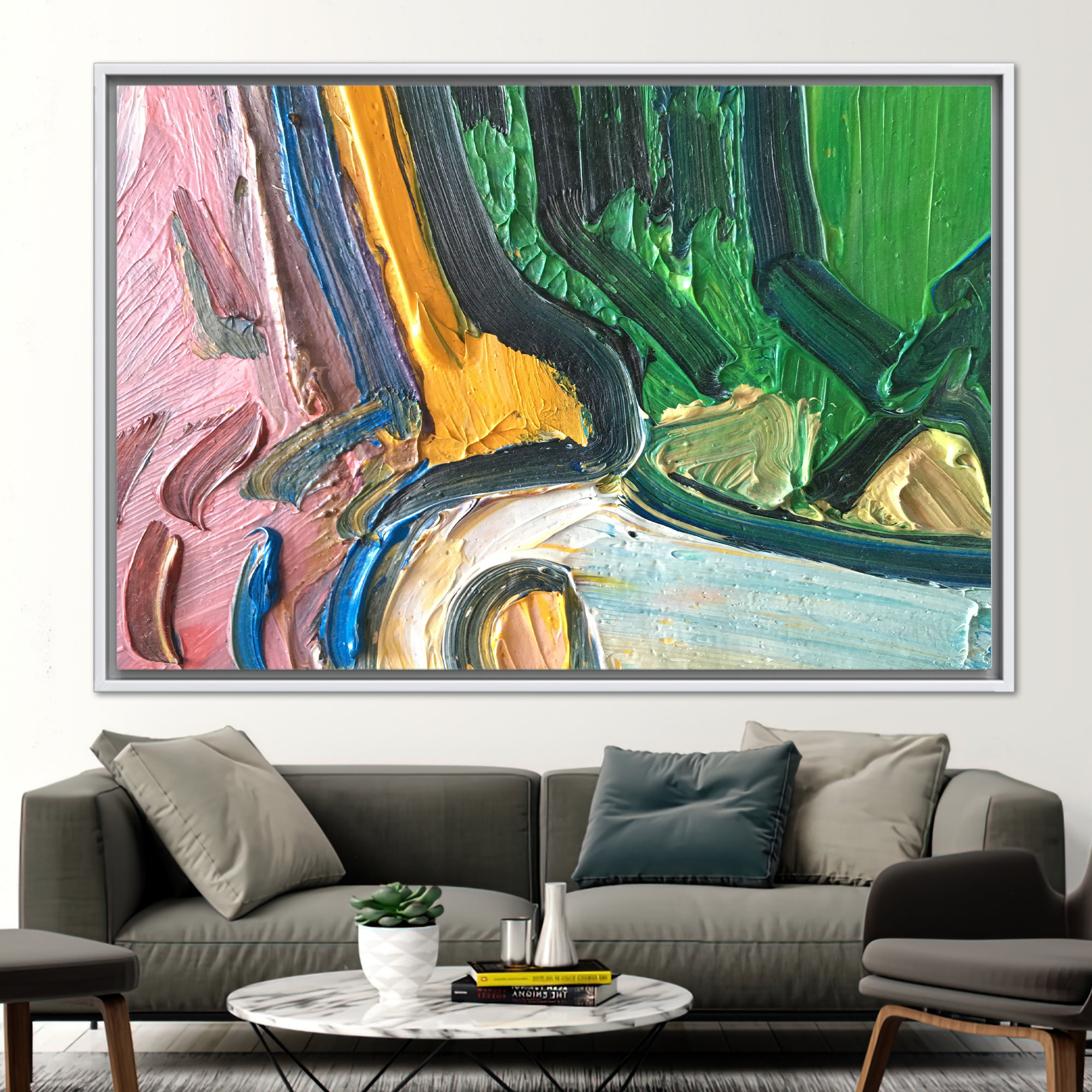 kayra export Painting Poster, Acrylc Canvas, Abstract Artwork, 3d ...