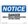 SignMission Danger Area Under Construction Do Not Enter Sign | Wayfair