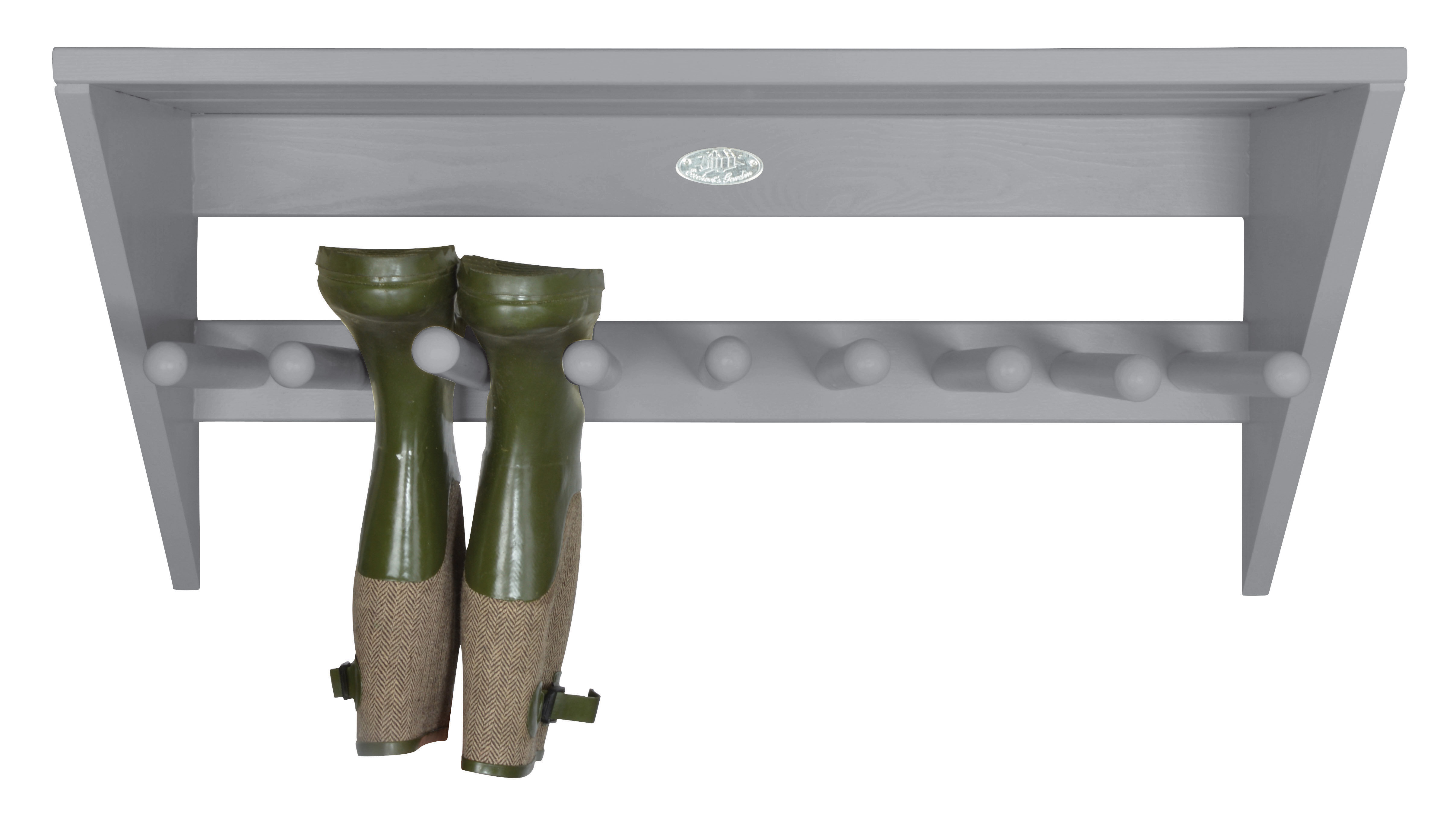 Rebrilliant 4 Pair Solid Wood Boot Rack | Wayfair