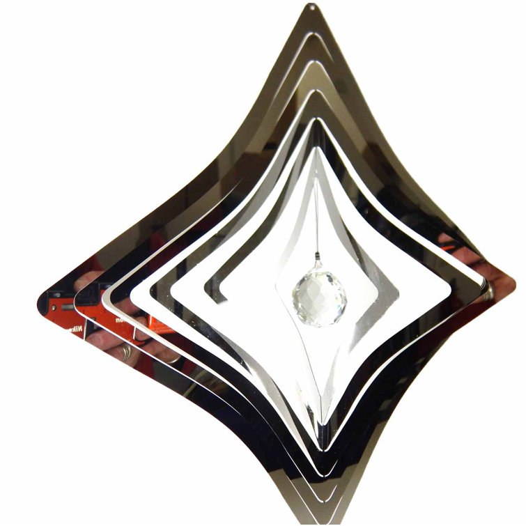 Dakota Fields Waveside Diamond Wind Spinner | Wayfair.co.uk