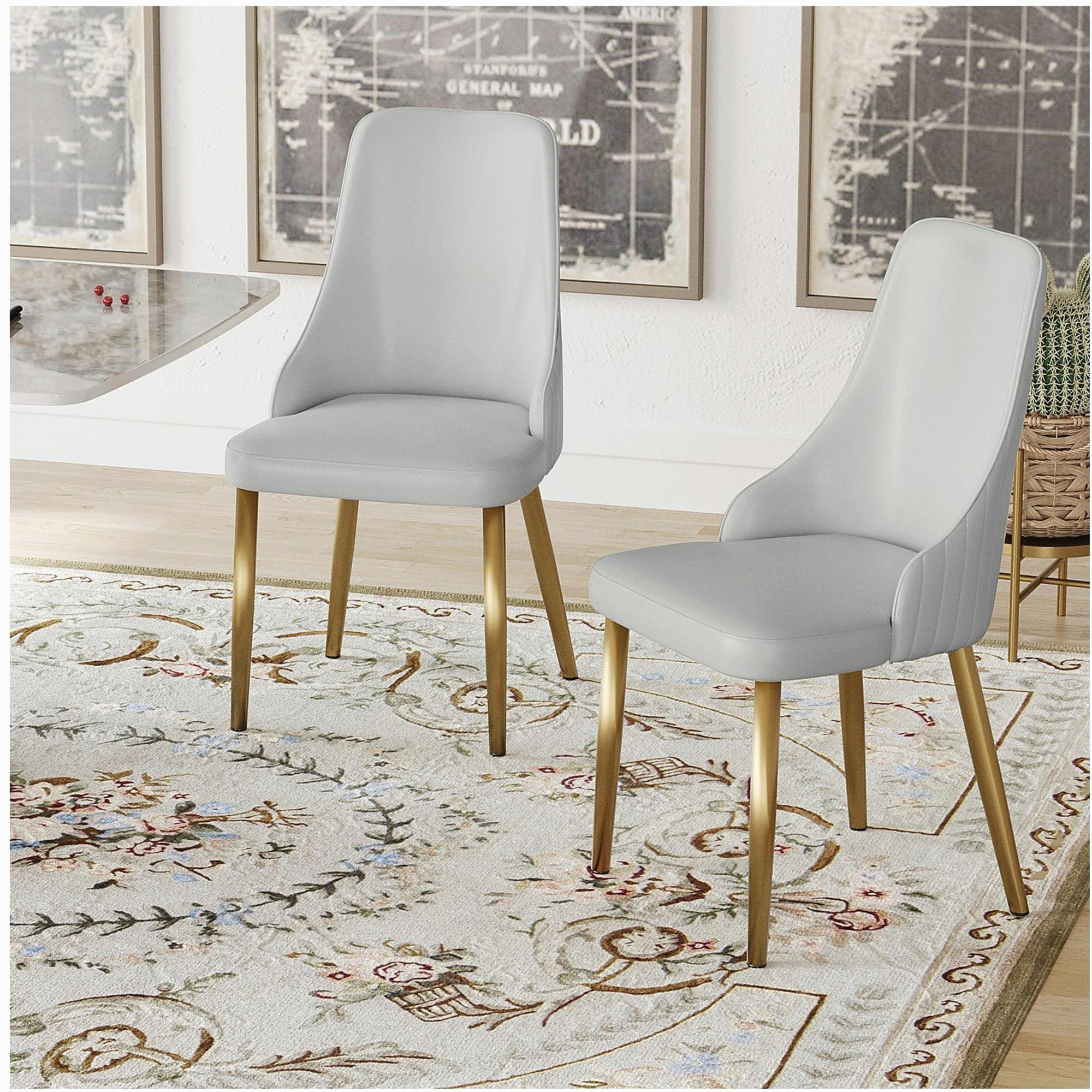 Latitude Run® Modern Pu Sponge-Filled Dining Chair, Suitable for ...