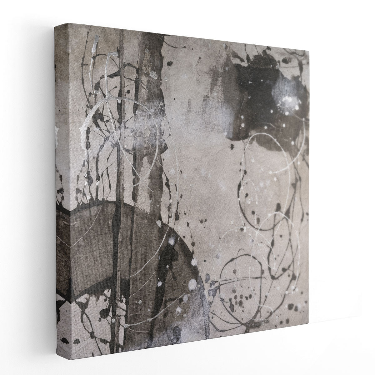 Brayden Studio® Disengagement I Black and White - Canvas Print Wall Art ...